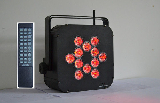 50 Watt Outdoor Stage LED Par Lights 12 Bulbs Remote Controller Flat Battery Par Light