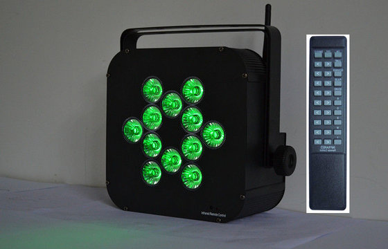 50 Watt Outdoor Stage LED Par Lights 12 Bulbs Remote Controller Flat Battery Par Light