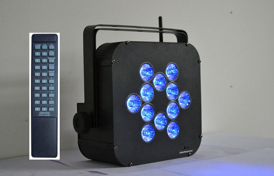 50 Watt Outdoor Stage LED Par Lights 12 Bulbs Remote Controller Flat Battery Par Light
