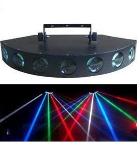 DJ Stage LED Effects Lighting 5W RGBW LED Eight Eyes Beam Light DMX Control