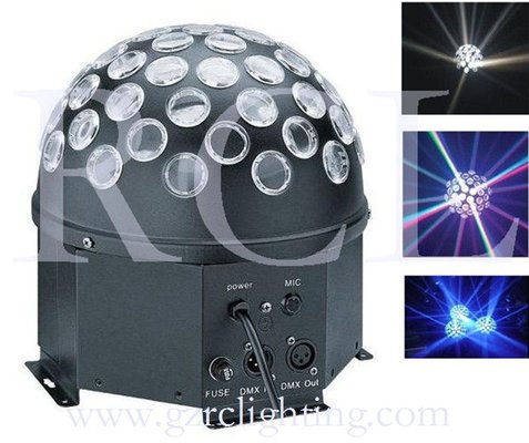Nightclub RGB 9W LED Effects Lighting White crystal magic ball lightv