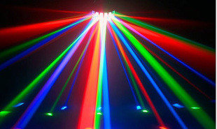 Stage Lighting / LED High Power 2pcs * 10w 4 in 1 RGBW Cree Bulbs Derby Light