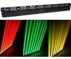 Four-colors Red Green Blue White 8PCS Cree Bulbs LED Moving Head Light With Beam Mode 50-60Hz LED Matrix Light