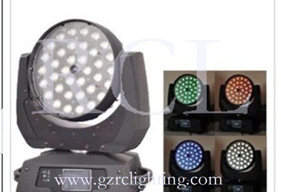 Professional 36 Pc 10 Watt 4 In 1 Led Moving Head Lights Zoom LCD Display