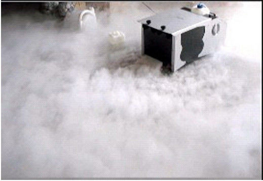 Stage Effect Equipment 3000W Fog Bubble Machine , With Timer Output 10000cuft / Minute