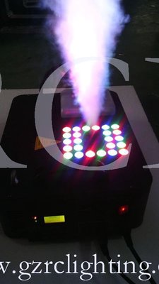 Nightclub / Stage Show 1500W LED with RGB Smoke Fog Bubble Machine For Disco