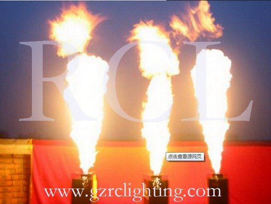 DMX512 Fog Bubble Spray Fire Machine nightclubs with 2 meters Height