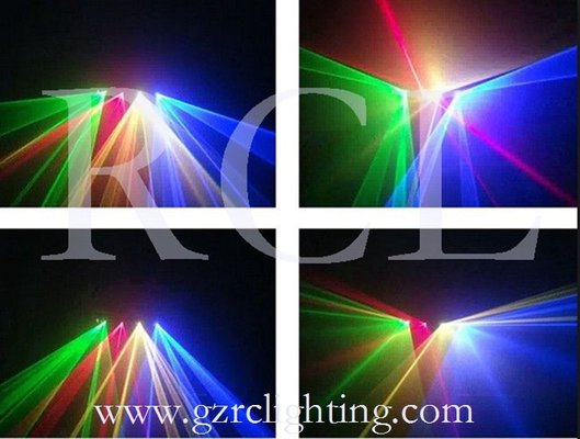 Four Head Red And Green Laser Stage Lighting AC110 / 240V Stage Light