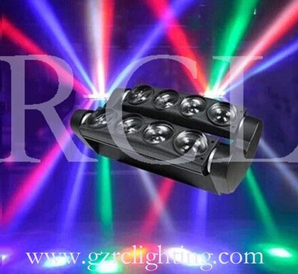 Led 8Eyes 10W RGBW Moving Head Beam Spider Light With Lumen Bulb