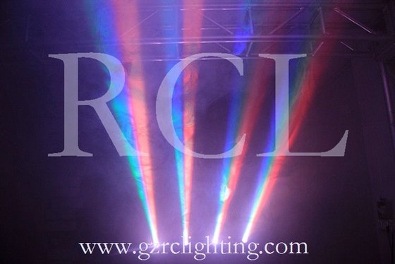 DMX512 10W LED 4Heads Moving Head Beam Light For Nightclubs Using