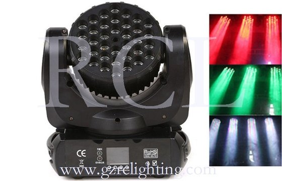 RGBW 36pcs 3W Cree Bulbs Beam Moving Head stage lighting for KTV DISCO LED Stage Light LED moving head light AC100 – 240