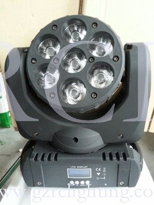 7X10W 4 In 1 LED RGBW Moving Head Beam Light  for KTV DISCO LED Stage Lights