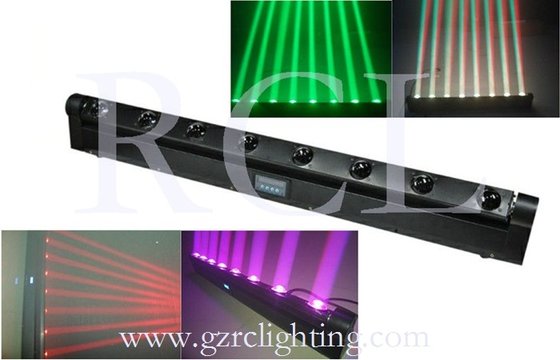 LED Moving Head Light With RGBW 10W 4in1 Master Slave mode Stage Disco LED bar beam moving head light