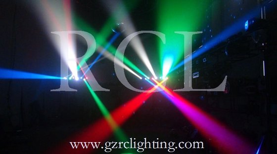 RGBW Stage LED Moving Head Light , Zoom 8-Heads Led Moving Heads stage light