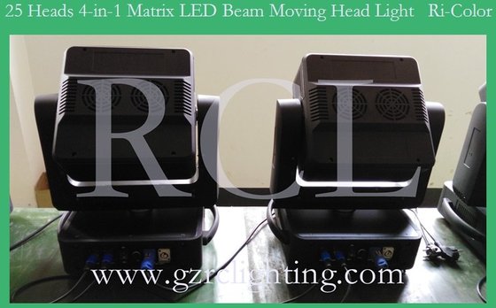 25pcs Disco Stage Lights 10w Rgbw 4in1 Led Matrix Blinder Led Moving Head Light
