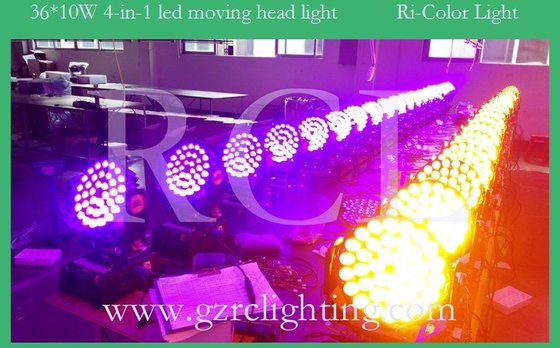 LED RGBWA+UV 6-in-1 led moving head wash for DISCO KTV zoom light High Brightness lighting