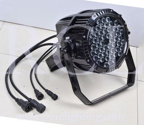 54x3W RGB LED Par Cans Show Lighting Ri-Color Outdoor Stage Lighting IP65 LED Par Light