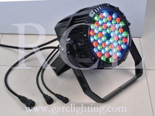 54x3W RGB LED Par Cans Show Lighting Ri-Color Outdoor Stage Lighting IP65 LED Par Light