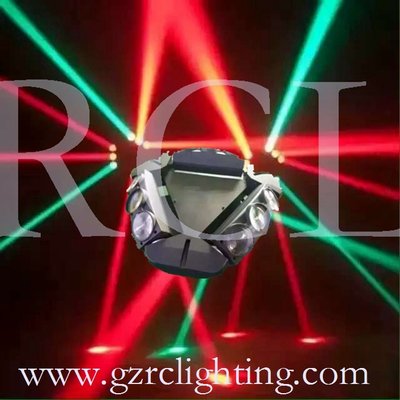 9x10w RGBW 4in1 LED spider light LED 360° indefinite rotated disco lighting