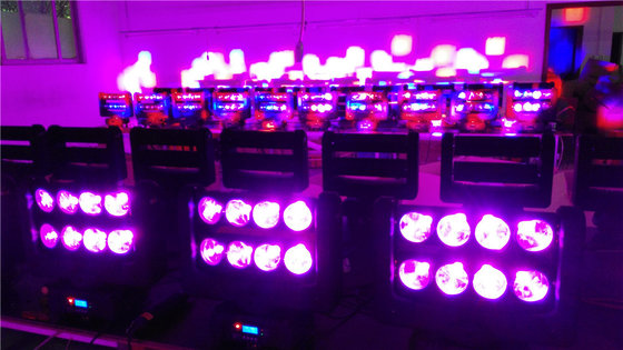 LED Double Row 8-eyes 4-In-1 RGBW Black Case  Unlimited Spider Moving Head Beam Light