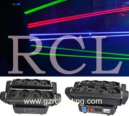 Disco RGB Laser Beam Moving Head Spider Stage Light
