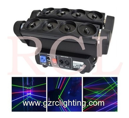 Disco RGB Laser Beam Moving Head Spider Stage Light