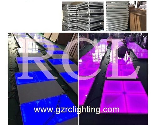 Stage LED Lighting RGB Effect Dance Floor led dance floor for Wedding Party , Karaoke , DJ Nightclub