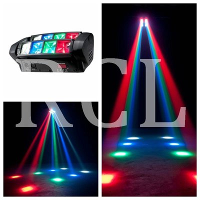 2016 New 8*3W Mini Moving Head Light for Stage Lighting Ri-Color Lighting