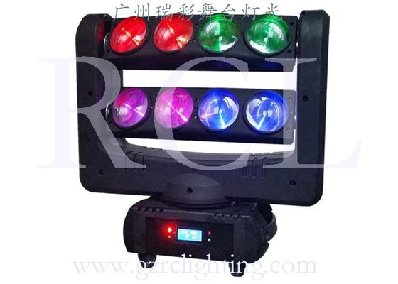 8X10W LED White beam moving head spider light