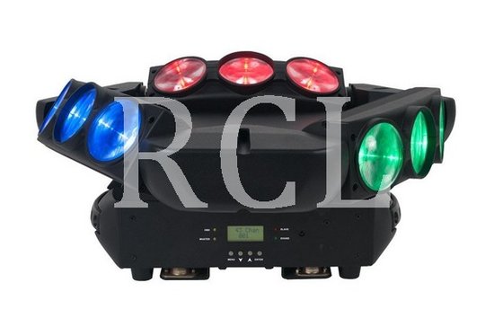 9 Eyes LED Spider Indefinite Rotating Beam Moving Head