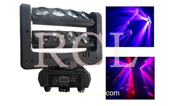 DJ Stage Lighting 8PCS*10W RGBW LED Moving Head Spider Light