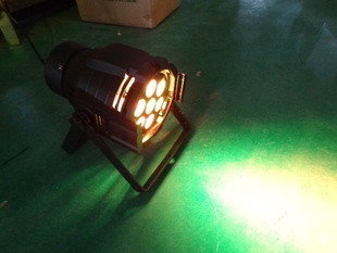 7x12W RGBWA 5 in 1 big lens LED par light for Wedding / Event Stage Lighting