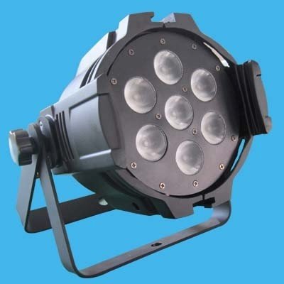 7x12W RGBWA 5 in 1 big lens LED par light for Wedding / Event Stage Lighting