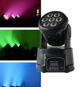 7x10W RGBW 4 in 1 LED moving head  wash light，stage light