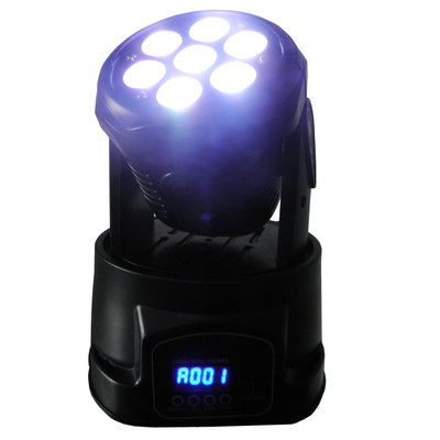 7x10W RGBW 4 in 1 LED moving head  wash light，stage light