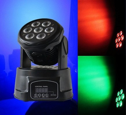 7x10W RGBW 4 in 1 LED moving head  wash light，stage light