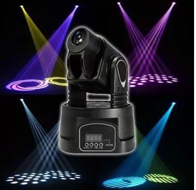 15W Moving Head Stage Light Ballroom Mini LED Stage Spotlights DMX512 LED Stage Spot Light