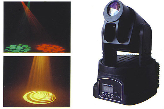 15W Moving Head Stage Light Ballroom Mini LED Stage Spotlights DMX512 LED Stage Spot Light