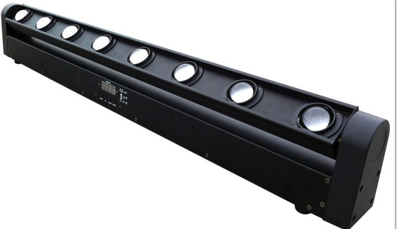 AC 220 v RGBW 4in1 Moving Head Beam Light For Bar KTV stadio , 8*10W LED lights 8pcs * 10W imported high power led bulbs