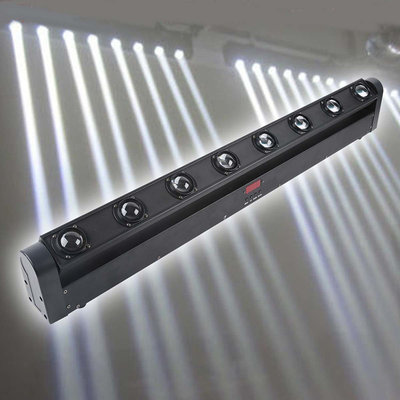 AC 220 v RGBW 4in1 Moving Head Beam Light For Bar KTV stadio , 8*10W LED lights 8pcs * 10W imported high power led bulbs