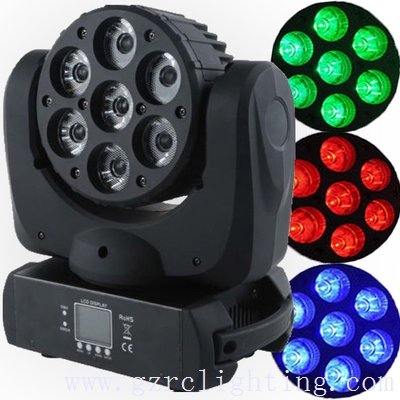 DMX512 15CH RGBW LED Moving Head Light Cree LED Beam Lights For Church Stage Lighting