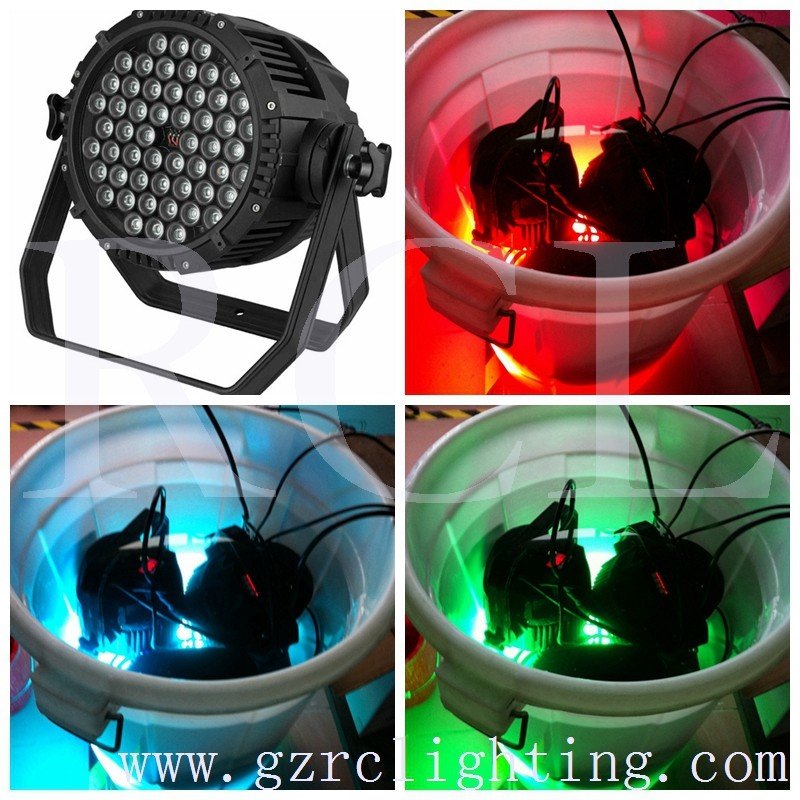 IP65 Waterproof Outdoor LED Par Cans RGBW 3w Show Lighting Fixtures 25° Angle Ri-Color