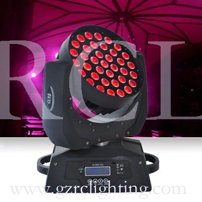 37 led R.G.B(3in1) Wash Moving Head Light for DISCO KTV zoom light