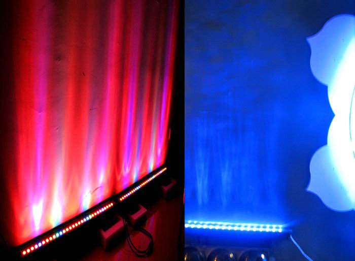 IP65 Outdoor RGB Led Wall Washer Lights , DMX / Auto / Sound led bar