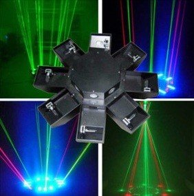 LED Stage Green Laser Light / UFO Octopus Laser Light