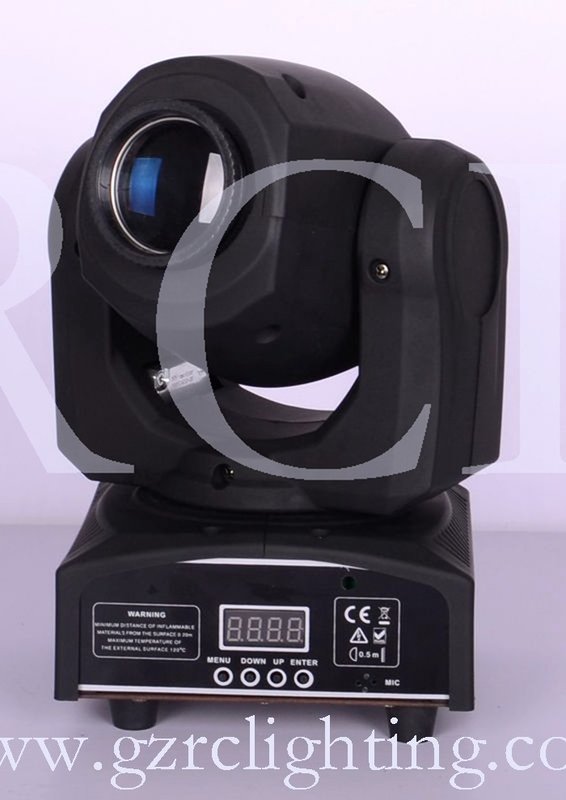 Bright Black Mini Moving Head Beam Spot Light Sound Control LED Cree Bulb 10W