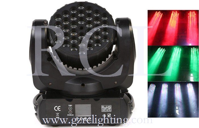 RGBW 36pcs 3W Cree Bulbs Beam Moving Head stage lighting for KTV DISCO LED Stage Light LED moving head light AC100 – 240
