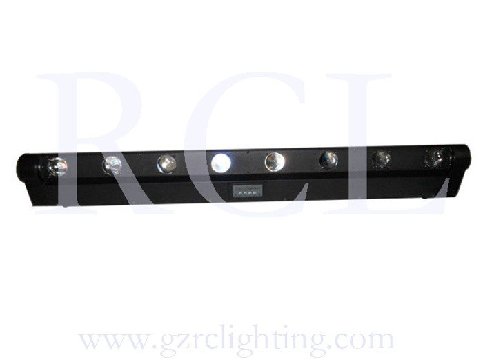 Sound Activated 10W LED Moving Head Beam Light RGBW DMX Stage Light  Ri-Color RC-L8010