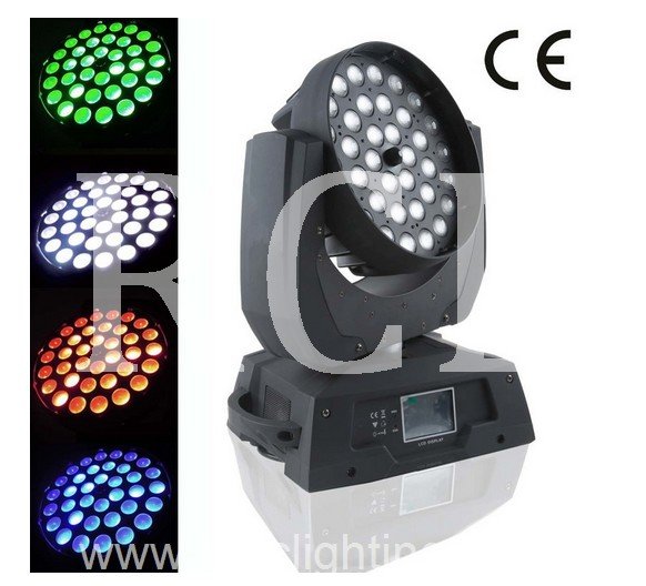36PCS *10W RGBW 4in1 LED Moving Head /Zoom Wash Light for KTV Disco with CE ROHS