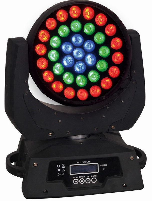 37x9w led R.G.B(3in1) Wash Moving Head Light for DISCO KTV zoom light LED Moving Light